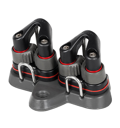 ILCA Laser XD Deck Cleat Plate with Harken Cleat & Fairleads | Viking ...