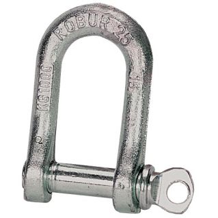Load Stamped Galvanised D Shackles | Viking Marine