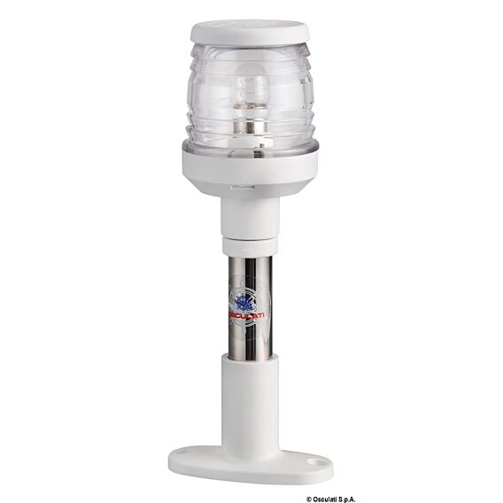 Osculati All Round White Navigation Light on Stainless Steel Pole ...