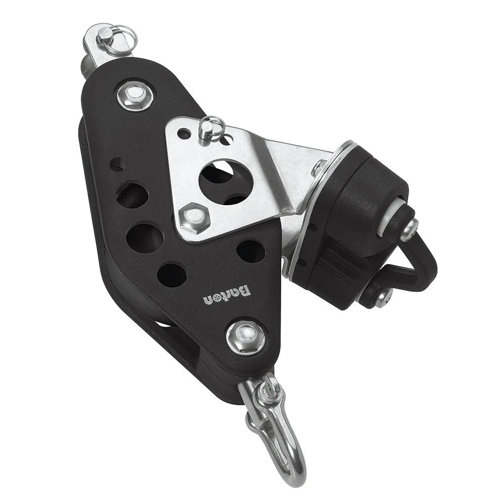 Barton Size 5 Fiddle Block with Swivel, Cam & Becket | Viking Marine