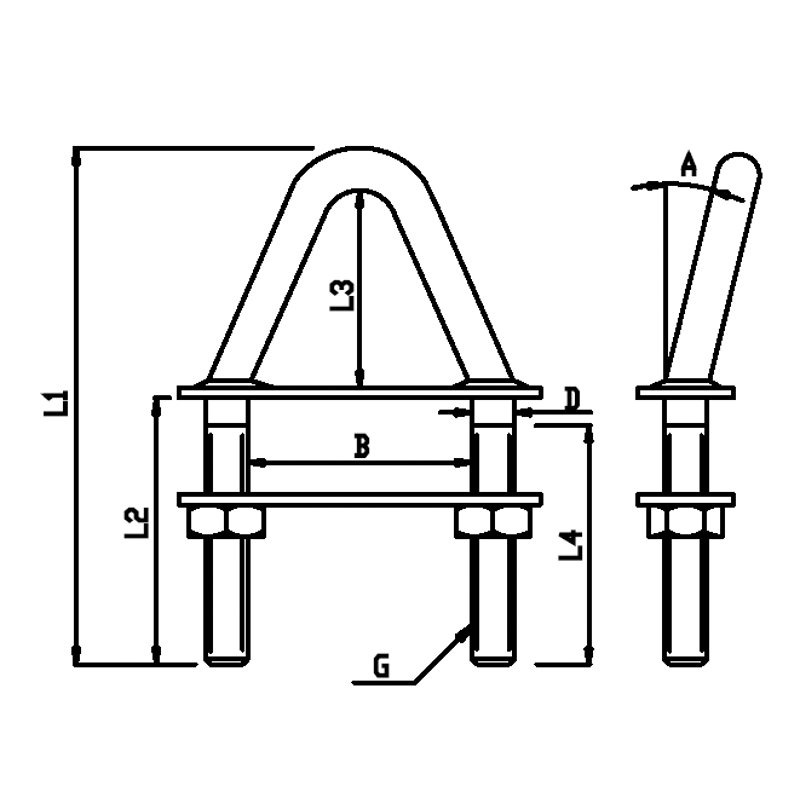 Blue Wave Stainless Steel A Bolts | Viking Marine