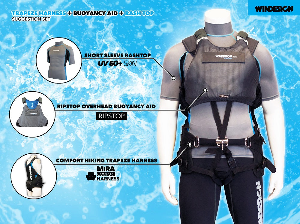 Windesign Short Sleeve Rash Vest - Junior | Viking Marine